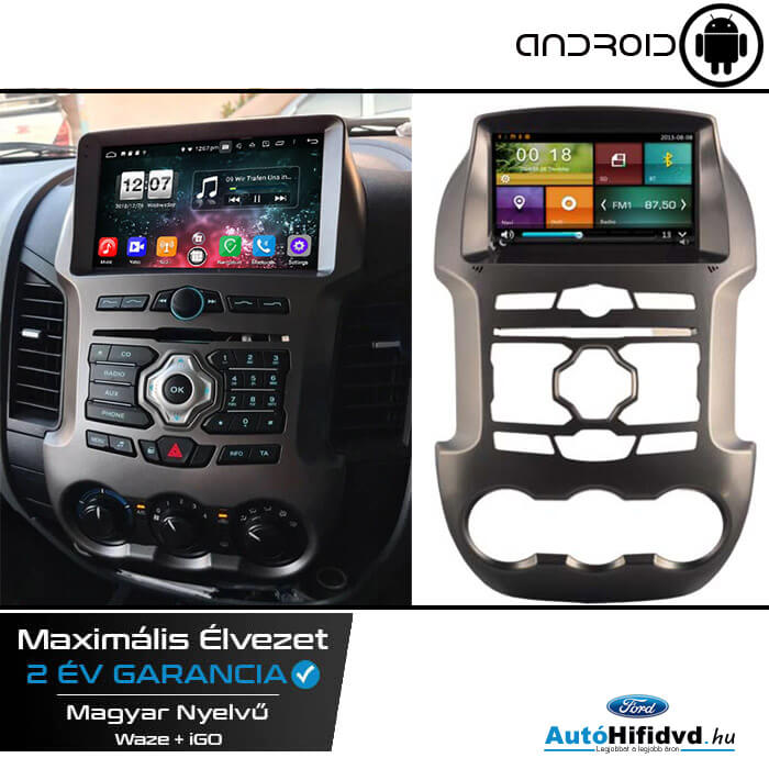 Új, FORD RANGER AUTÓHIFI Márkaspec Multimédia Navigáció